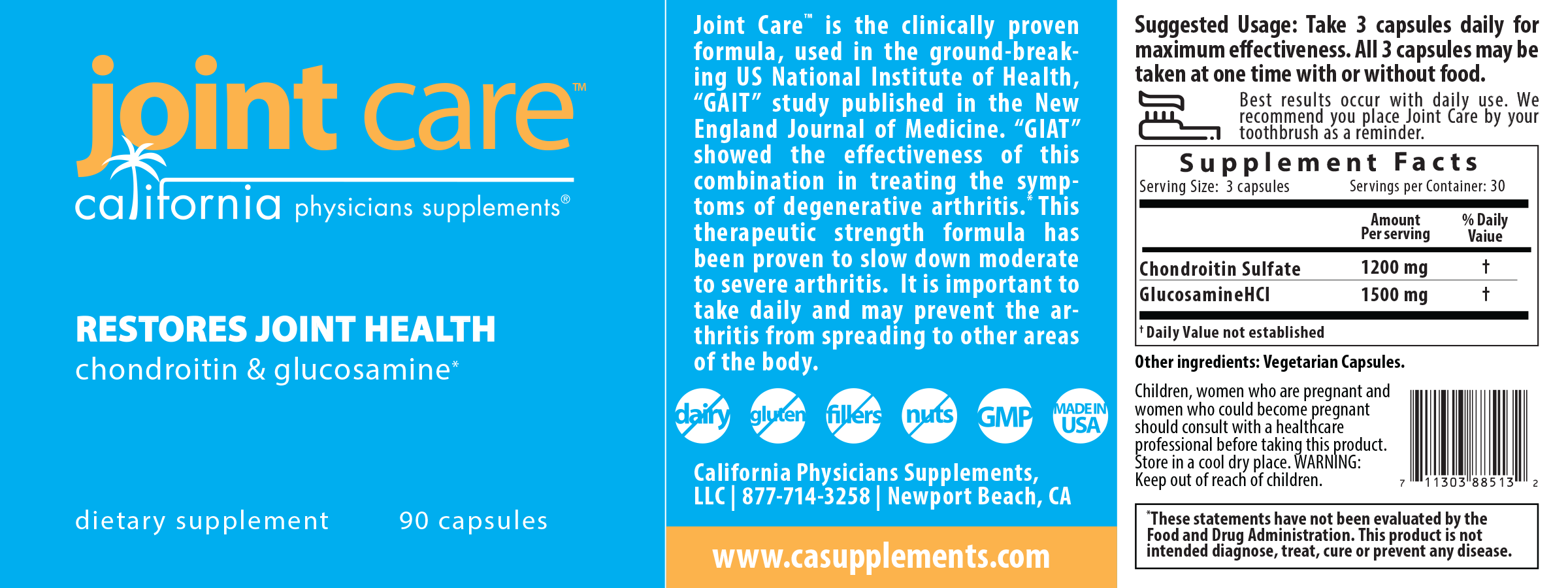 Joint Care - Natural Anti Inflammatory Supplements for Joint Pain - CA ...