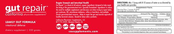 Gut Repair | Natural Supplements For IBS, Gerd & Heartburn - CA Supplements